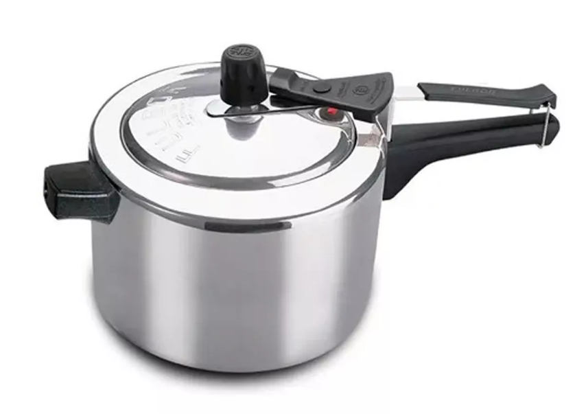 Original Brazilian Aluminium Polished Pressure Food Cooker 4,5L Pan ...