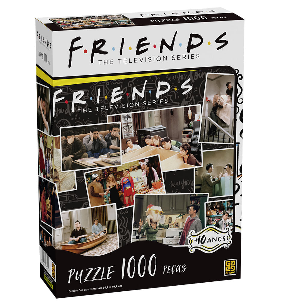 Puzzle 1000 peças Friends / Puzzle 1000 Friends Pieces - Grow ...