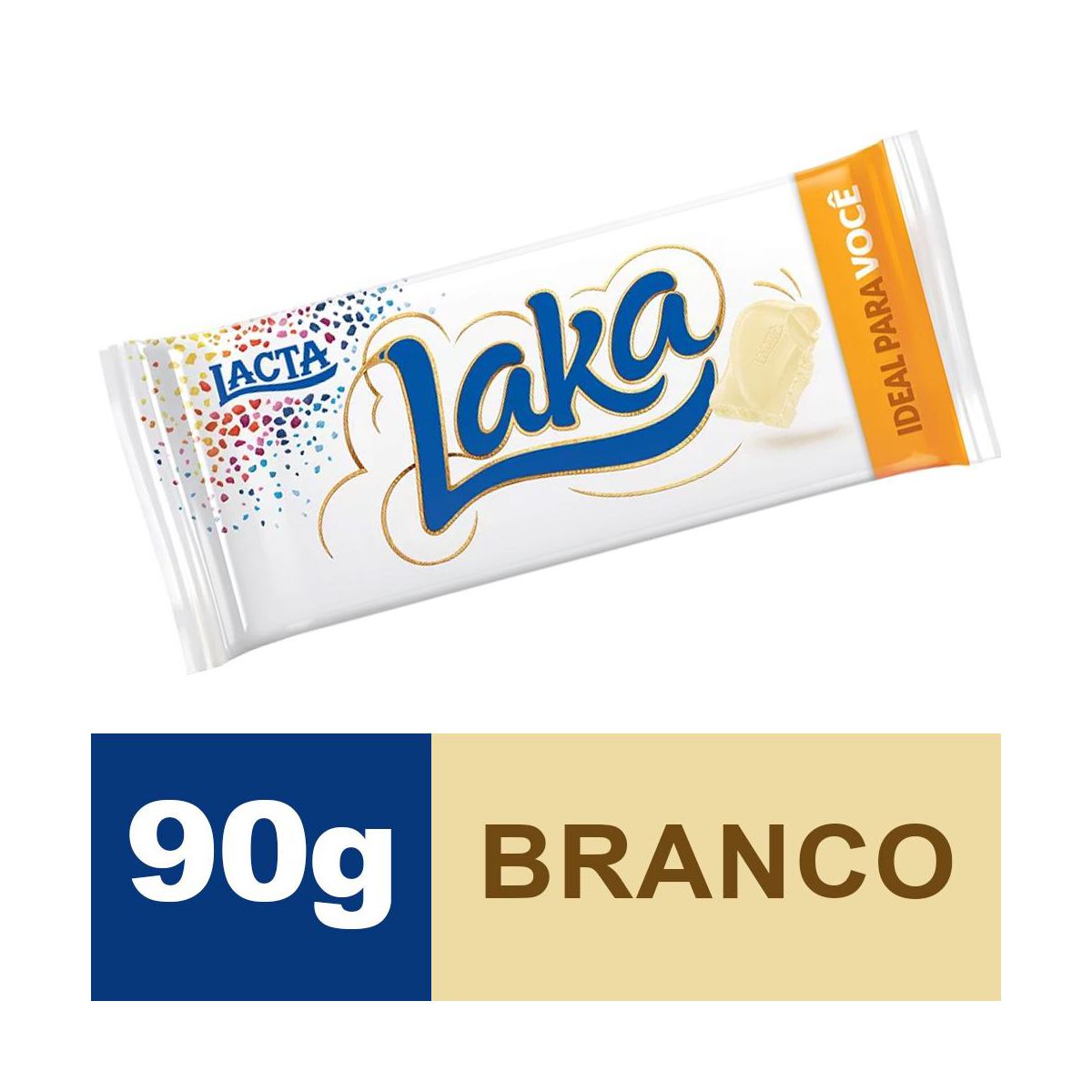 Chocolate Branco Laka LACTA Tablete 90g — Supermarket Brazil