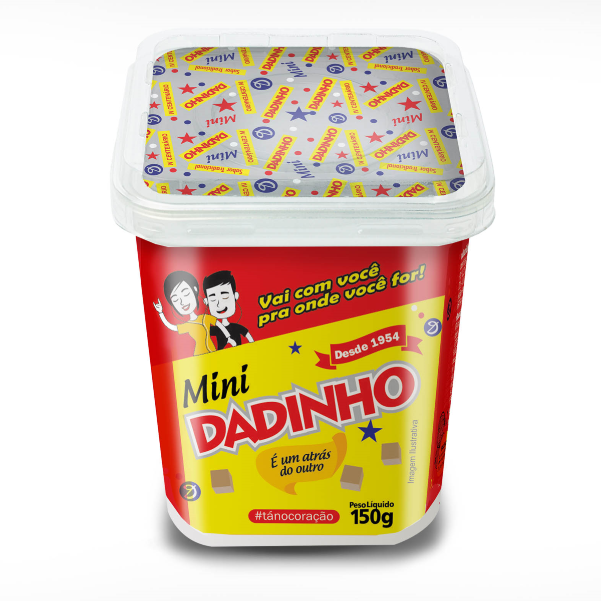 Mini DADINHO Pote 150g — Supermarket Brazil