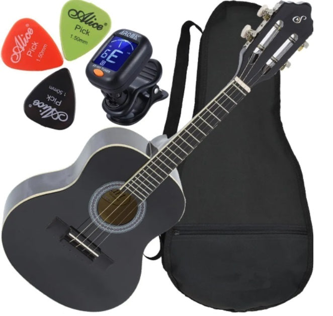 Acoustic Cavaquinho Cavaco CS14 Black Beginner Musical Instrument ...