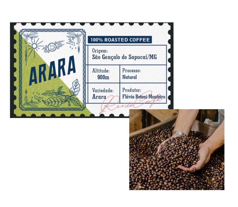 Brazilian Original Special Araras MG Natural Coffee Arabic Medium Grai ...