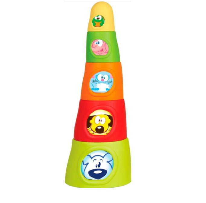 Brazilian Original Gulliver Animal Tower Fit Shapes Kids Play Fun Toys ...