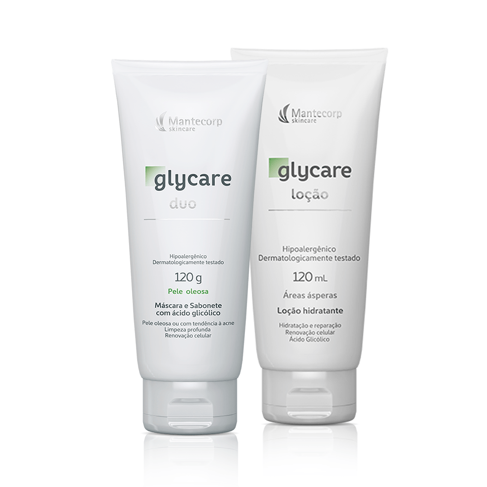 Glycare duo 120g and moisturizing lotion 120ml - Mantecorp ...