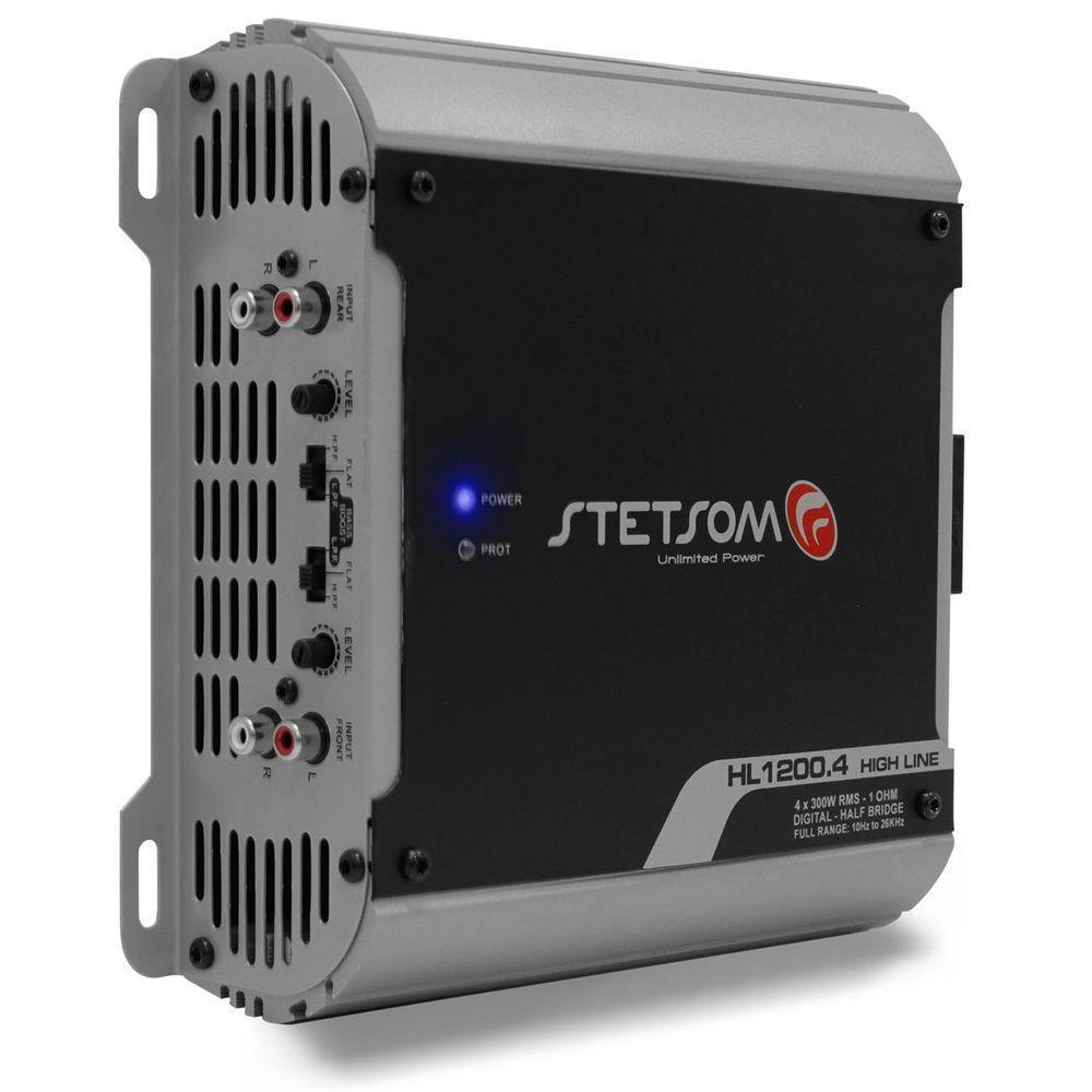 Amplifier module Stetsom High Line HL1200.4 1200W RMS 4 Ohm 1 RCA Digi ...